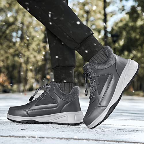 FASDNENDYS Athletic Running Shoes for Men's Breathable Mesh Sneaker Lightweight Comfortable Walking Jogging Gym Fitness Shoe Grey