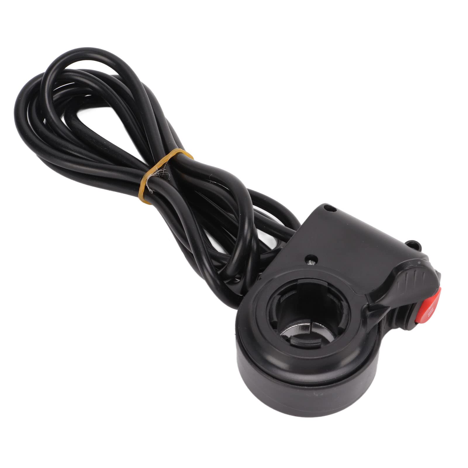 Electric Bicycle Thumb Throttle, Universal 1.6m Cable Bike Thumb Throttle Accelerator 6 Core Wire 12V to 99V for Electric Scooter