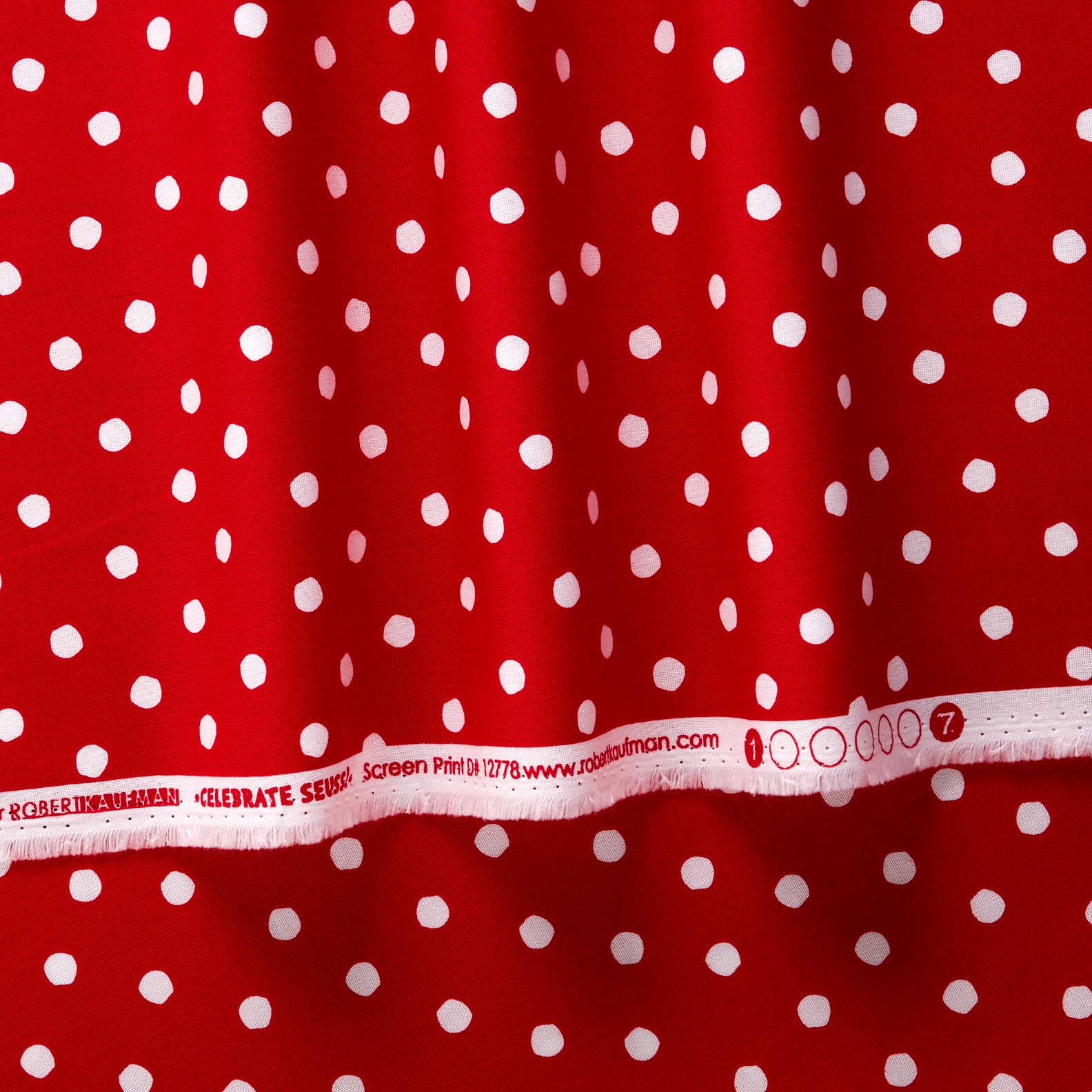 Robert Kaufman Dr. Seuss ABC Dots, Cherry