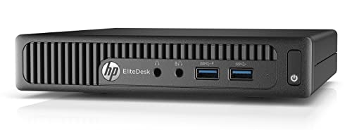 HP Prodesk 600 G2 Micro Computer Mini Tower PC (Intel Quad Core i7-6700T, 16GB DDR4 Ram, 256GB Solid State SSD, WIFI, VGA, USB 3.0) Win 10 Pro (Renewed)