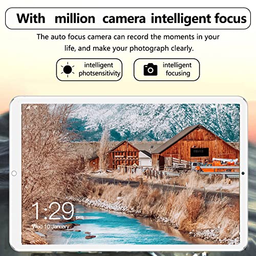 JMKQLZ 1pc Upgrade 10.1-inch Tablet Computer 10 Core Android Ultra-Thin High-Definition Screen Learning Game Video Office Tablet Supports Double SIM Communication Function