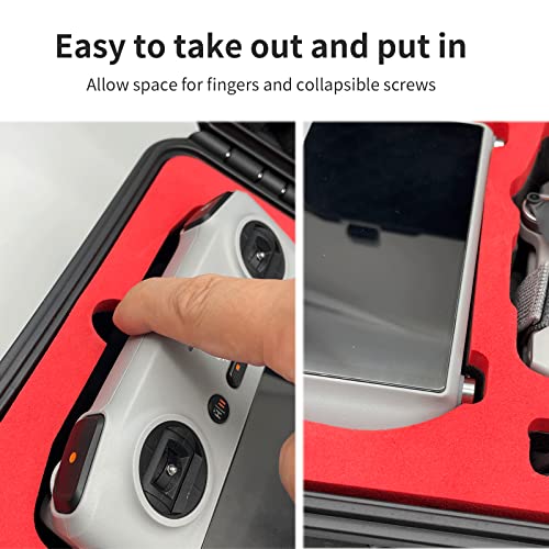 FPVtosky Mavic Mini 3/ Mini 3 Pro Case, Compact Travel Carry Case for DJI Mini 3/ Mini 3 Pro，Small Hard Case for DJI Mini 3/ Mini 3 Pro Accessories[CASE ONLY]
