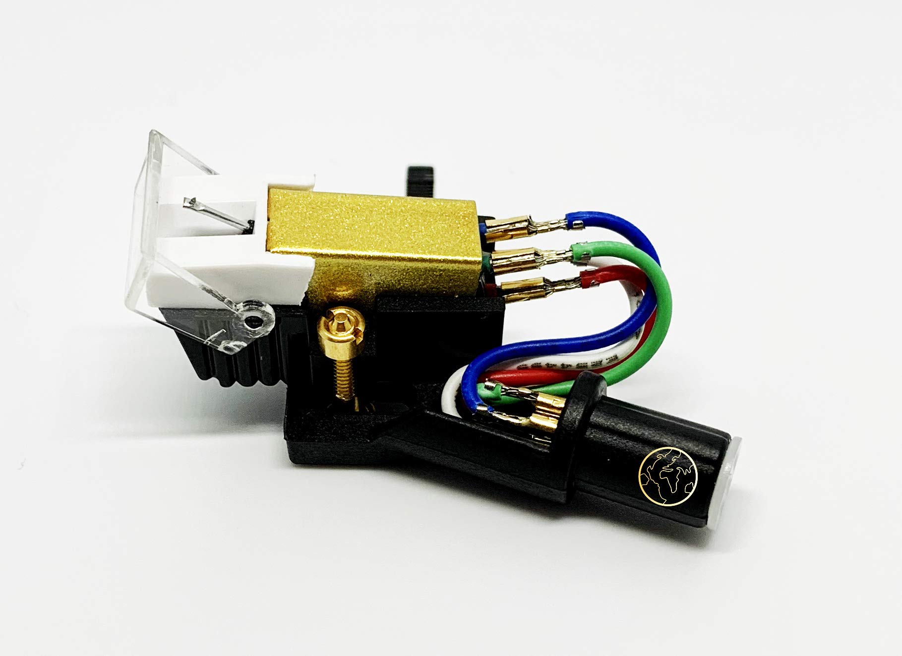 DENON Gold Plated Cartridge Headshell with Moving Magnet Cartridge, Stylus for DP-30L, DP-35F, DP-37F, DP-45F, DP-47F, DP-51F, DP-52F, DP-23F