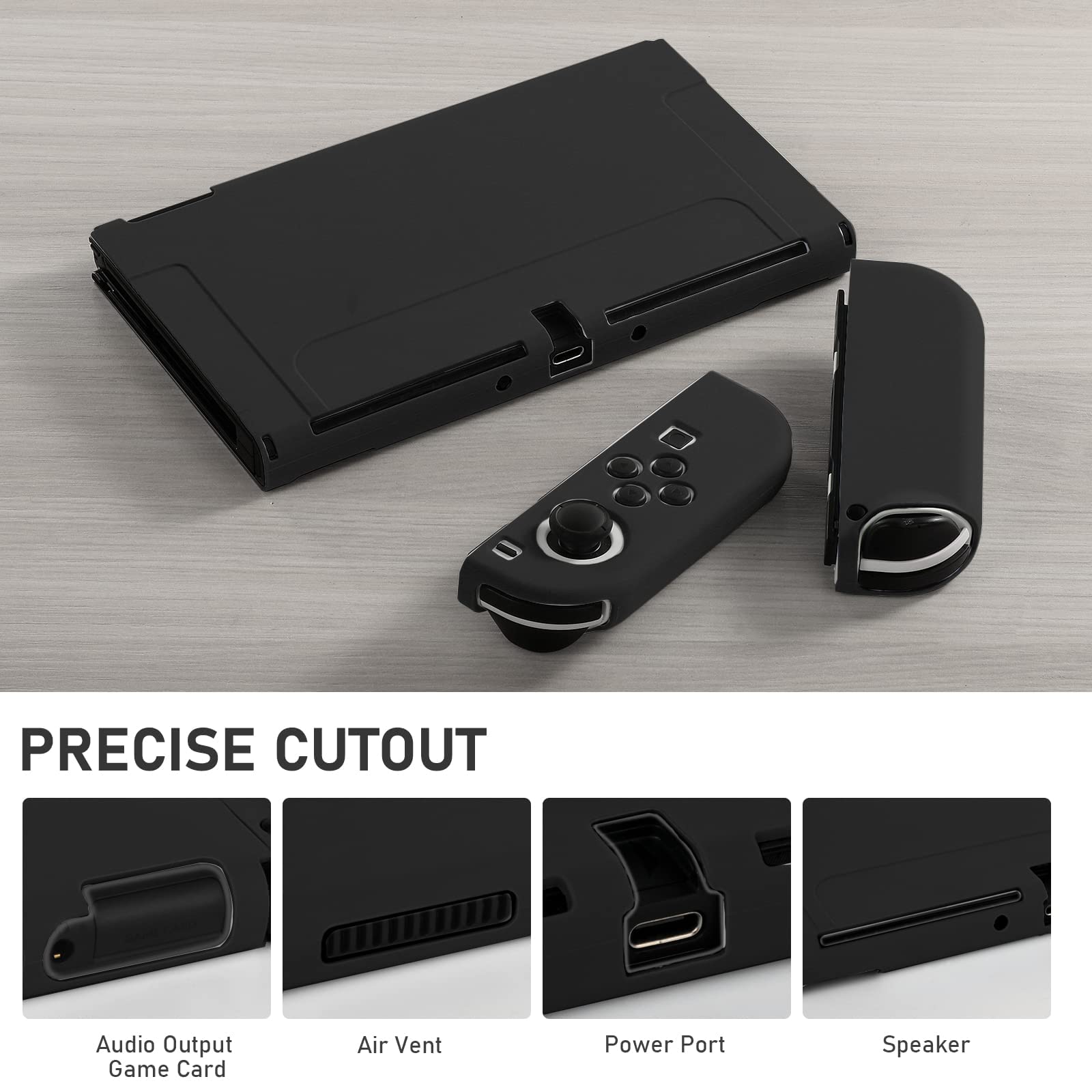 Dockable Case for Nintendo Switch OLED Model 2021 (Purple-01)