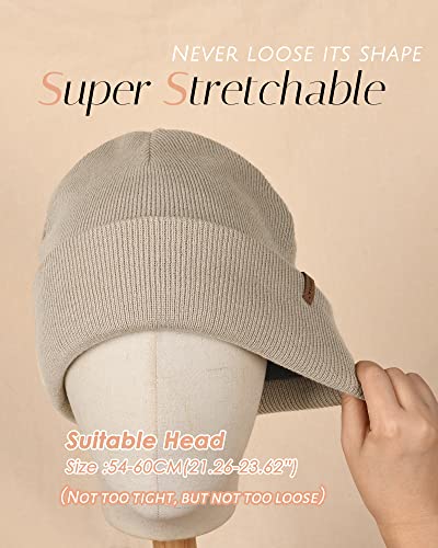 FURTALK Winter Hats for Men Women Fleece Lined Beanie Warm Cuffed Outdoor Skull Cap