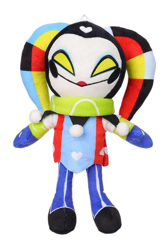 Oumelfs Clown Plush Toy Demon Plush Plushies Figure Stuffed Animal Pink Pig Doll Anime Soft Pillow Kids