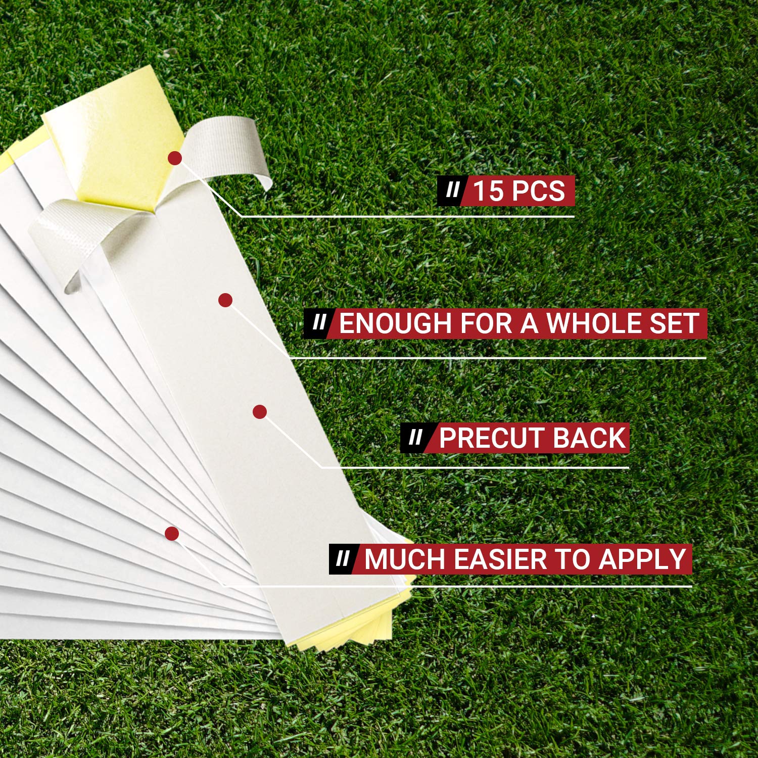EAGLE WORK Golf Regriping Kits with 15 Scrim-Backed Tapes, 5oz Solvent