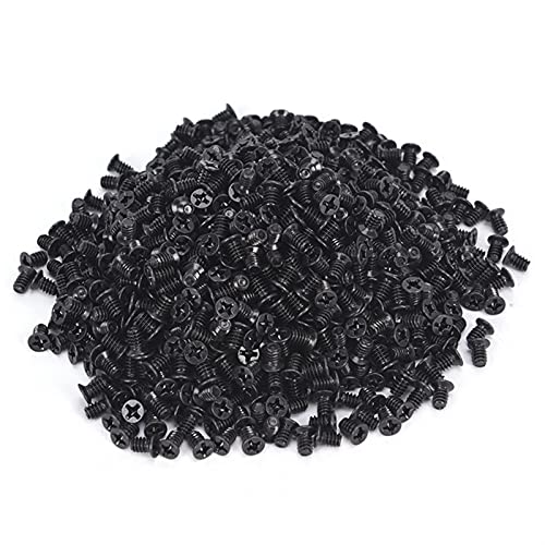 Kigauru Screw 100Pcs/lot 3.5" Hard Drive HDD Tray Computer Chassis Hard Disk Black Screw for PC Wholesale