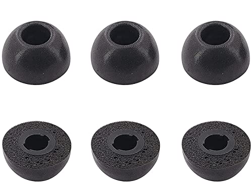 JNSA Memory Foam Ear Tips Compatible with Beats Fit Pro Earbud Headphones,3 Pairs,S/M/L 3 Size,Black (BFPFoam3)
