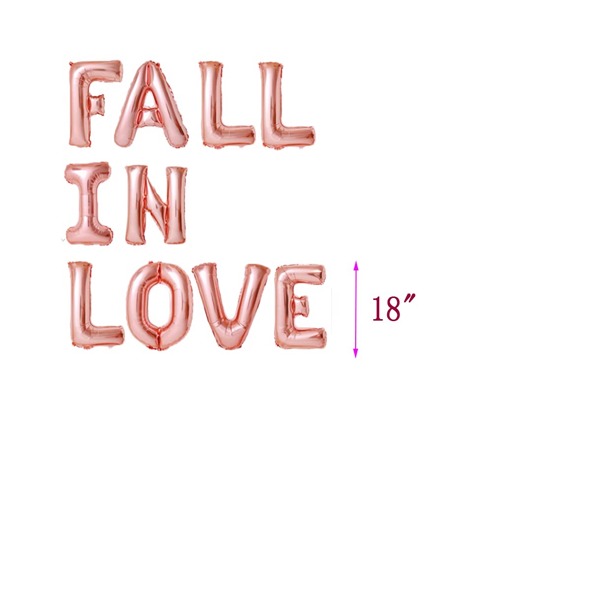 Rose Fall In Love Balloon,Fall Engagement Party Decoration,Fall Bridal Shower Fall In Love Fall Themed,Bachelorette Party,
