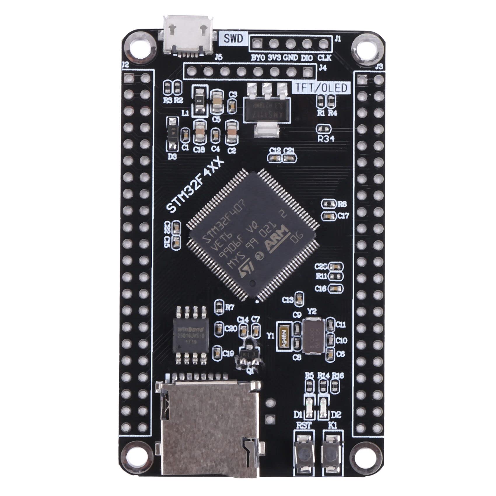 Jteyult STM32F407VET6 STM32 System Core Board STM32F407 Development Board F407 Single-Chip Learning Board
