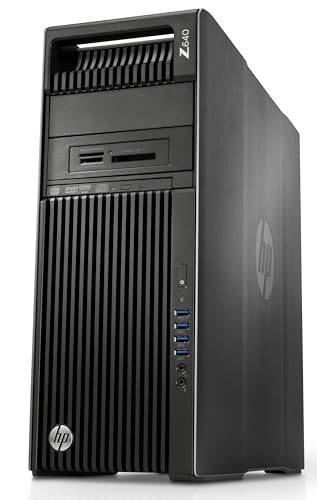 HP Z640 Workstation E5-2630 V3 Eight Core 2.4Ghz 64GB 1TB SSD 2TB NVS310 Win 10 Pre-Install (Renewed)