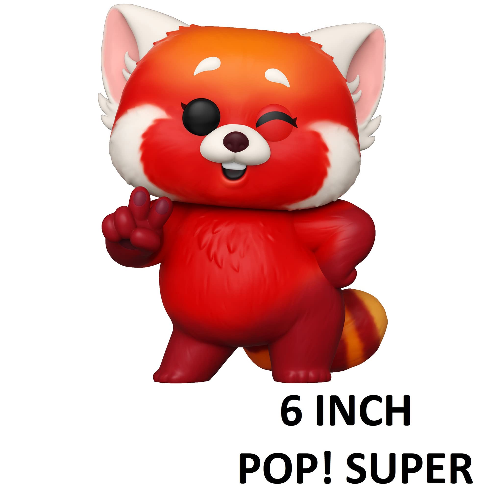 Funko Pop! Disney-Pixar: Turning Red Collectors Set - 2 Figure Set Includes: Meilin Lee and 6" Super Pop! Red Panda Mei