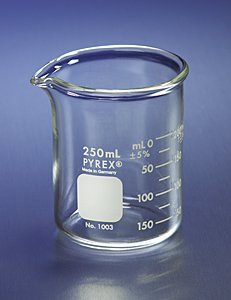 Pyrex 1003-600CN-6pk Heavy Duty Griffin 1003 600mL Beaker Double Scale Grad, Glass (Pack of 6)
