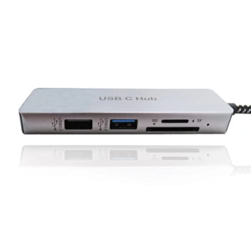 JRSHOME Intelligent USB C Hub USB C to HDMI Adapter Offer Super Speed USB 3.1 Technology, Supports HDMI1.4B, HDCP1.4 Vivid 4K@30Hz High Resolution with USB 3.0, 2.0 Port