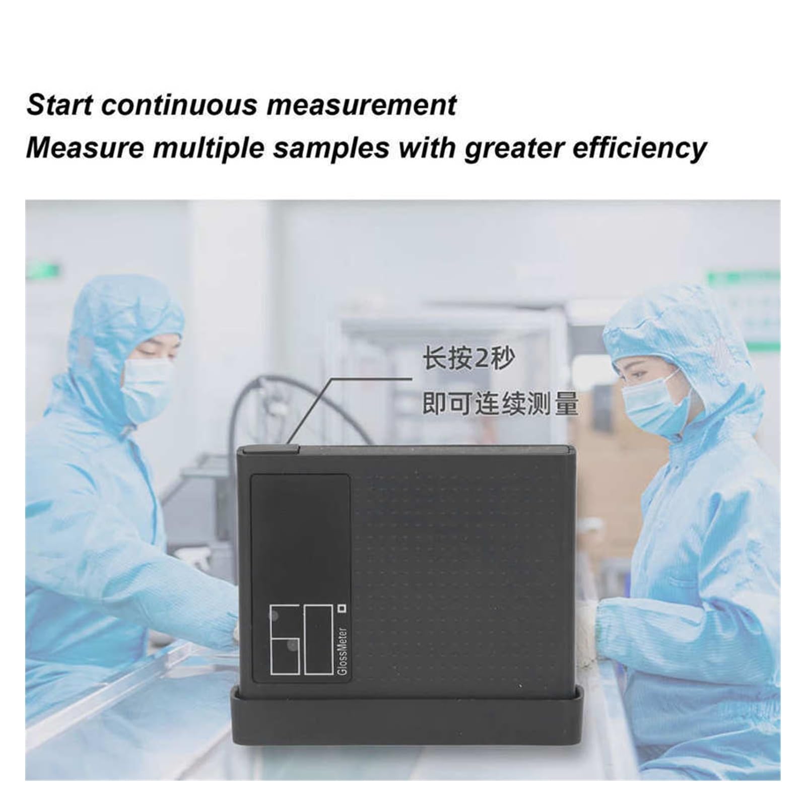 KYKYK Colorimeter, Intellint Gloss Meter Car Paint Stone Glossometer Gloss Testing Equipment for s Hardware Mobile Phone Automobile Portable High-Precise Digital Color Analyzer(DG60-SE)