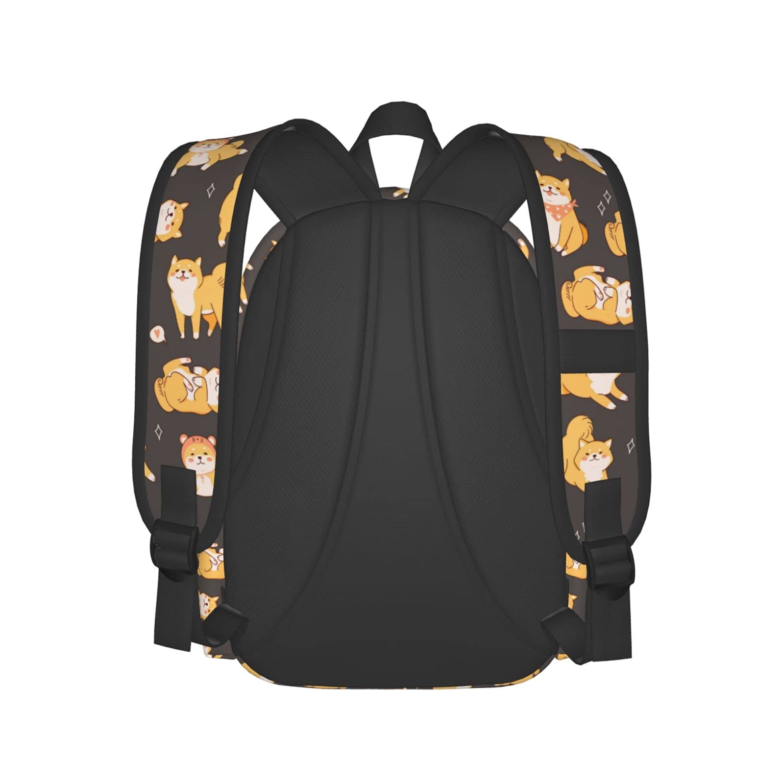 FeHuew 17 Inch Backpack Cute Dogs Shiba Inu Laptop Backpack School Bookbag Shoulder Bag Casual Daypack