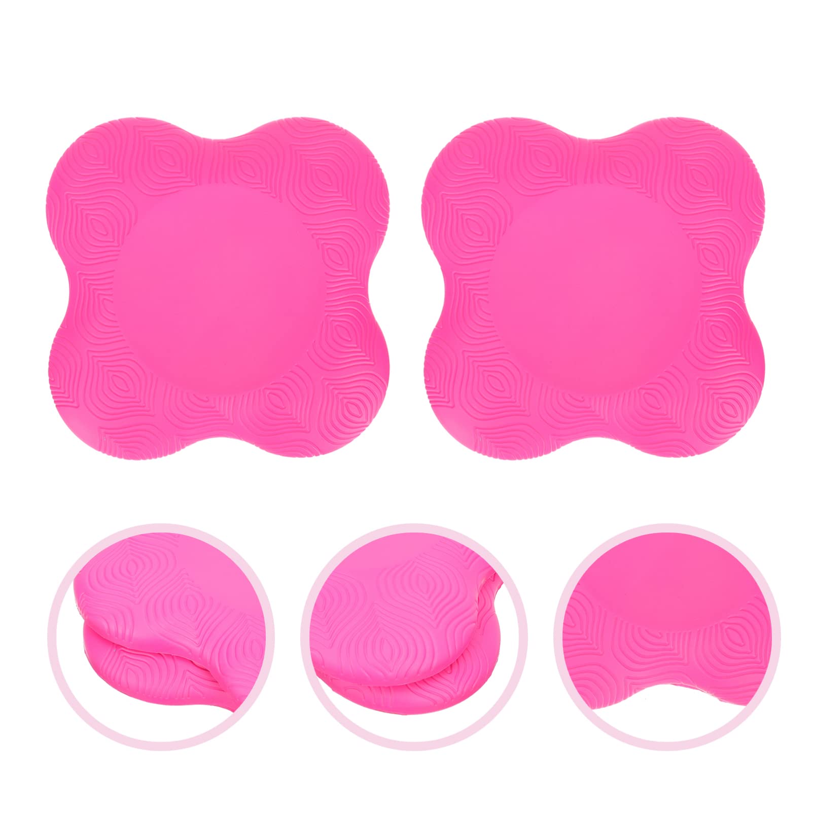 GAFOKI 2pcs Pads Plank Household Foam Support Multi-Function Red Accessory Rose Sports Hands Anti Kneeling Wrist Workout Slip Mat Yoga Knee Meditation Comfortable Pilates Elbows Cushion