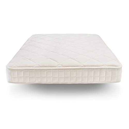 Naturepedic Chorus Organic Mattress - Medium Firm Mattress with Encased Coil Layers for Universal Comfort and Pressure Relieving - Bed-in-a-Box Latex Mattress - King
