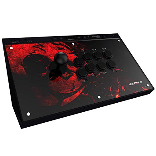 DRAGON SLAY Universal Arcade Fight Stick Controller - 8 Button Compatible with Xbox Series X, Switch, PS4, Xbox One, PC & Android