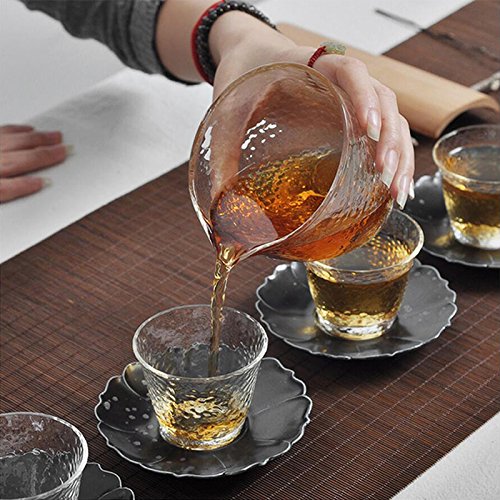 Glass Milk Tea Serving Mug Gong Dao Cup -PitcherTeapot Teaset - Green Tea Teacup - 250ml /8oz