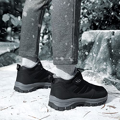 FASDNENDYS Winter Walking Boots Flat Plus Couples Sport Warm Shoes Boots Boots Women Snow Keep Toe Velvet Sipper Boots