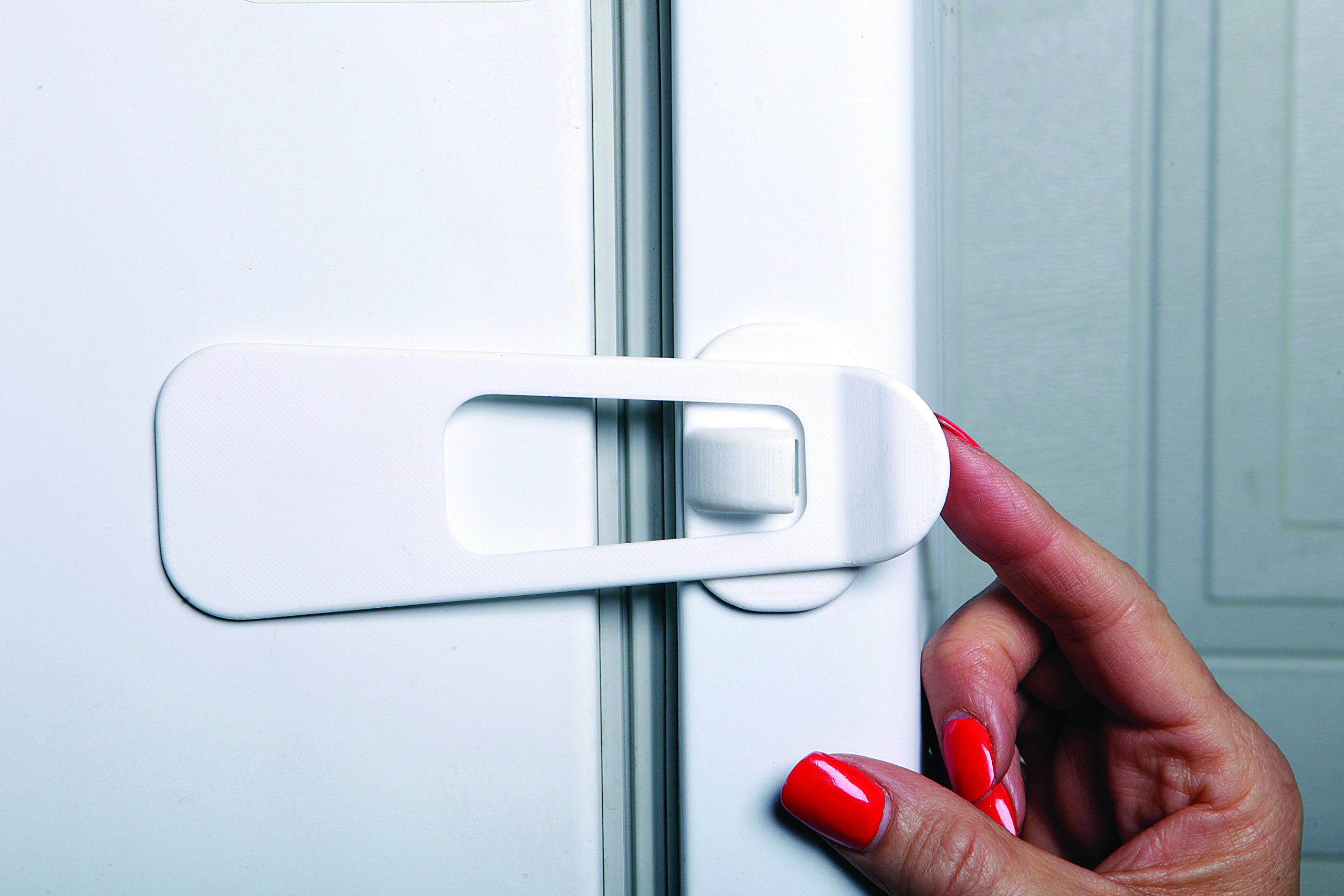 Dreambaby Premium Refrigerator and Appliance Latch - White - Model L1403