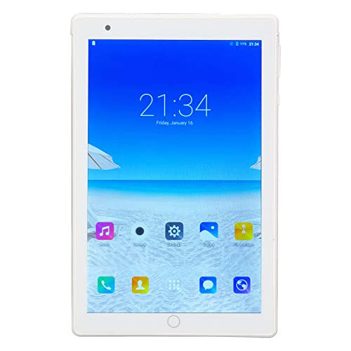 GOWENIC P20 Tablet, 8 Inch Android 10 4GB RAM 64GB ROM HD Display 8000mAh Tablets, Kids Tablet PC Portable Entertainment, Dual SIM 3G, 8MP 16MP Camera(Gold)