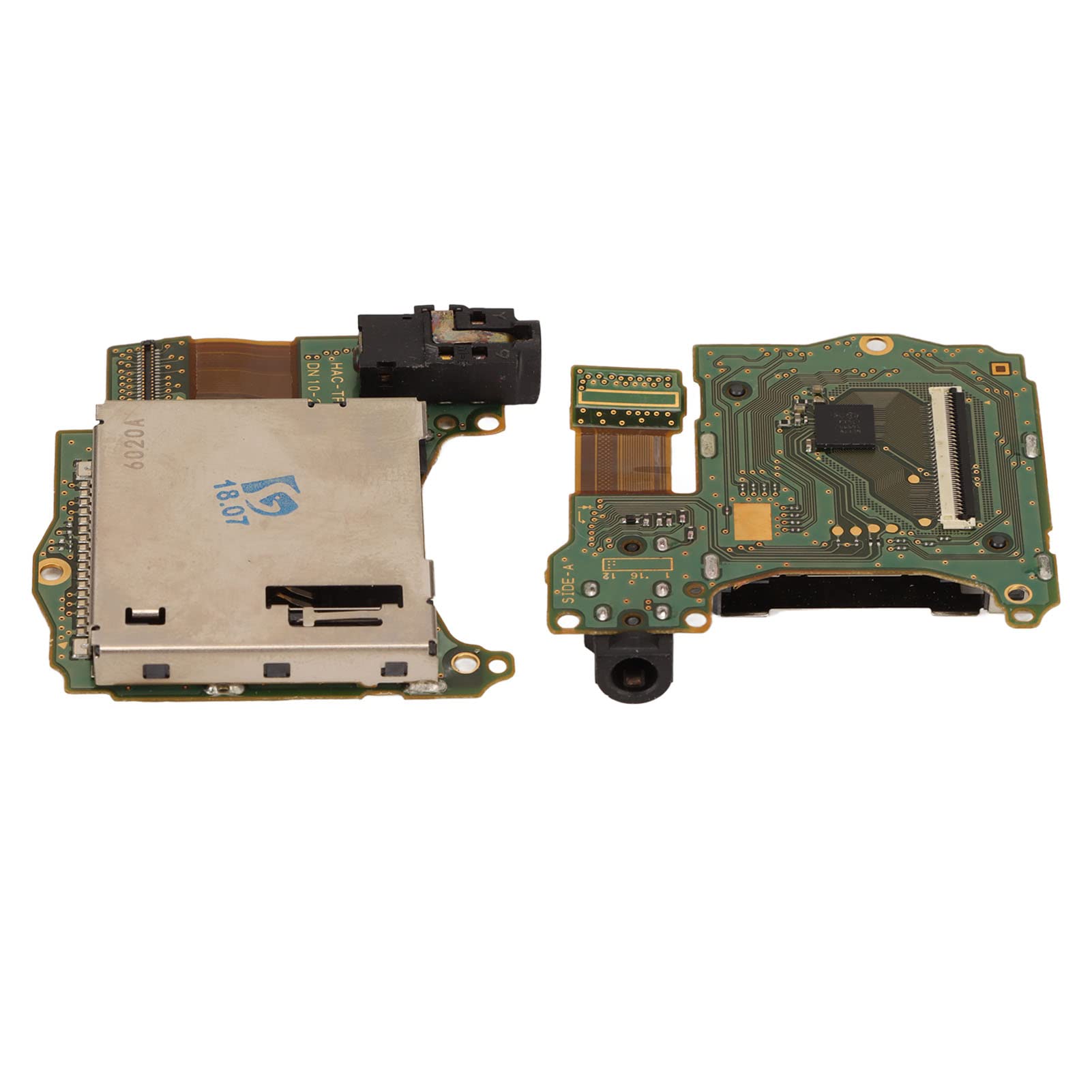 Game Host Cartridge Card Slot, Game Cartridge Socket Board Replacement Prevent Professional with 3.5mm Headphone Jack for Repairing
