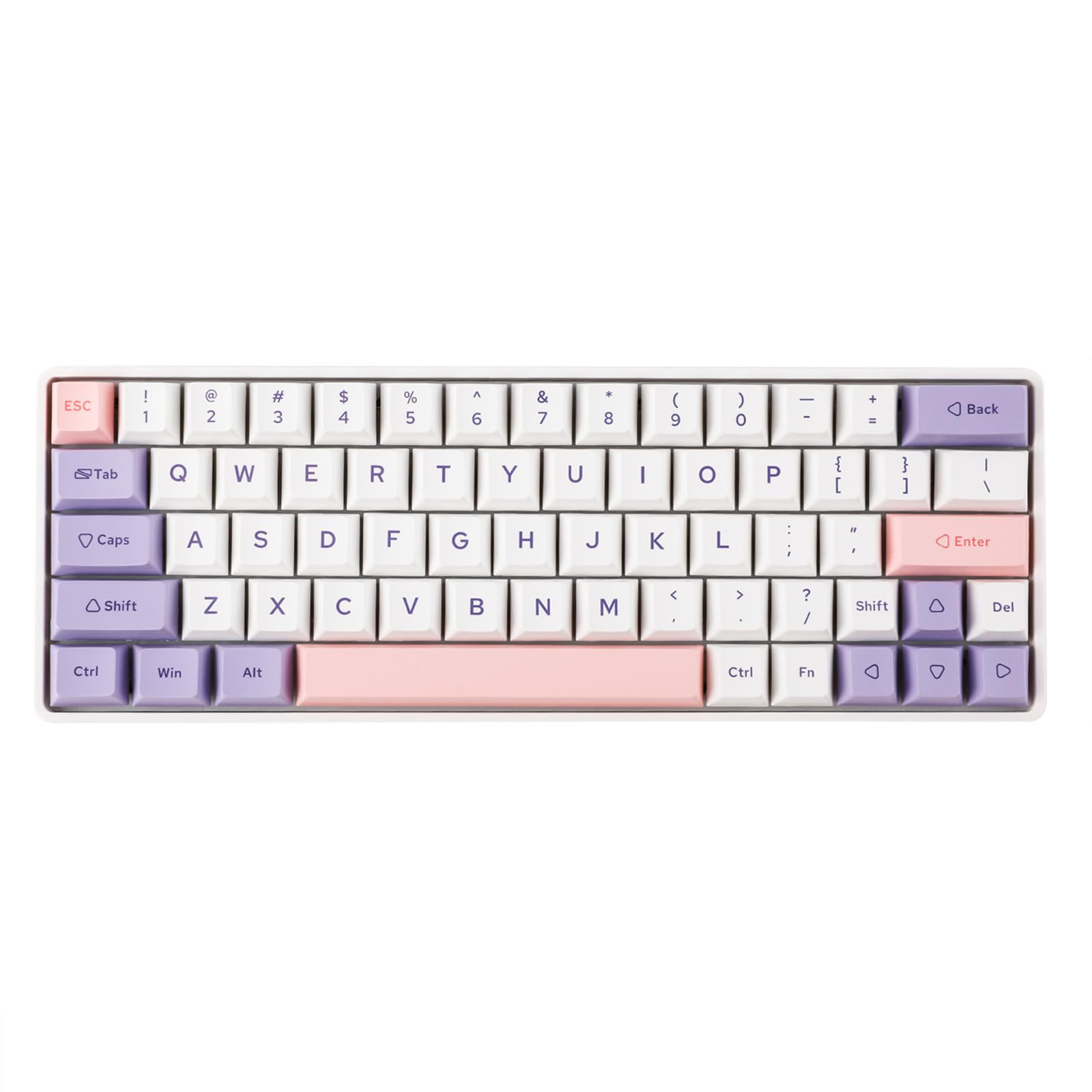 EPOMAKER SKYLOONG SK61 61 Keys 60% Hot Swappable Programmable Mechanical Gaming Wired Keyboard with RGB Backlit, NKRO, Water-Resistant, Type-C Cable for Win/Mac/Gaming (Gateron Optical Brown, Grey)