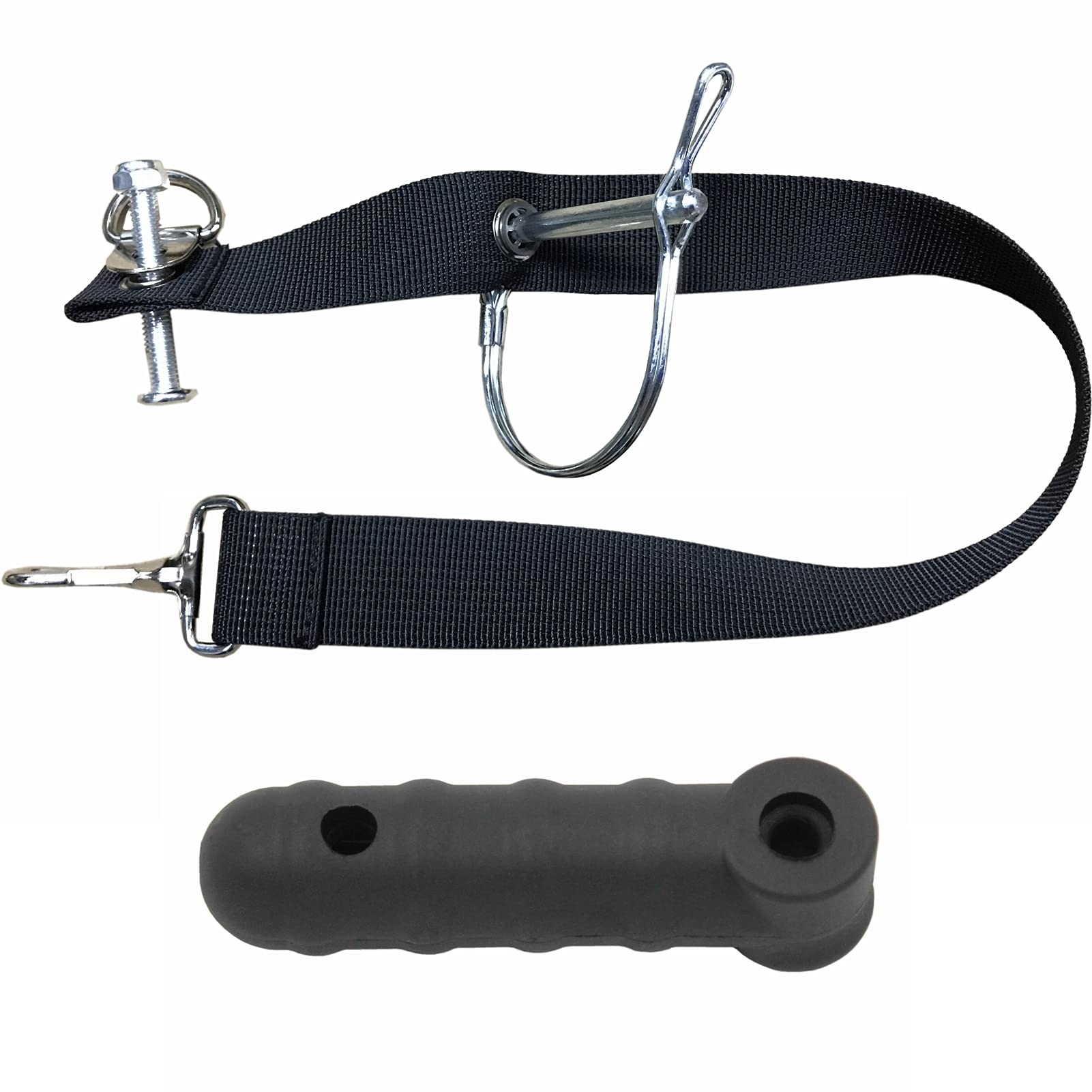 Flex Connector for Burley Bike Trailers Compatible with Round/Square Tow Arm (Strong Elastic TPU) Shock Absorption (for Round Tow Arm)