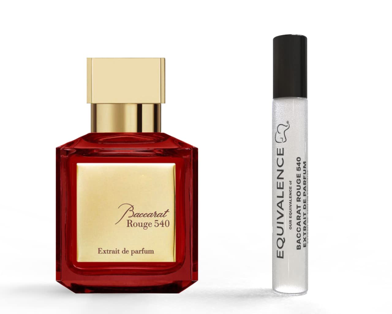 EQUIVALENCE of Baccarat Rouge 540 Extrait de Parfum - Long Lasting Daily 12-14 Hours Perfume Oil Concentrated Spray for Men, Women, All Skin Types – 99% Same Fragrance-large bottle not included