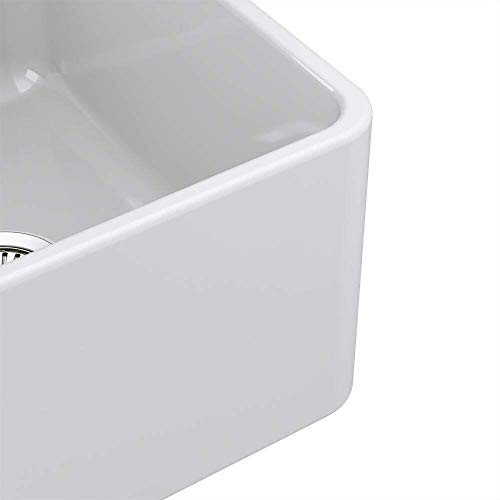 Fireclay sink, 33" Apron Front Farmhouse Kitchen Sink. Solid (Not Hollow.)