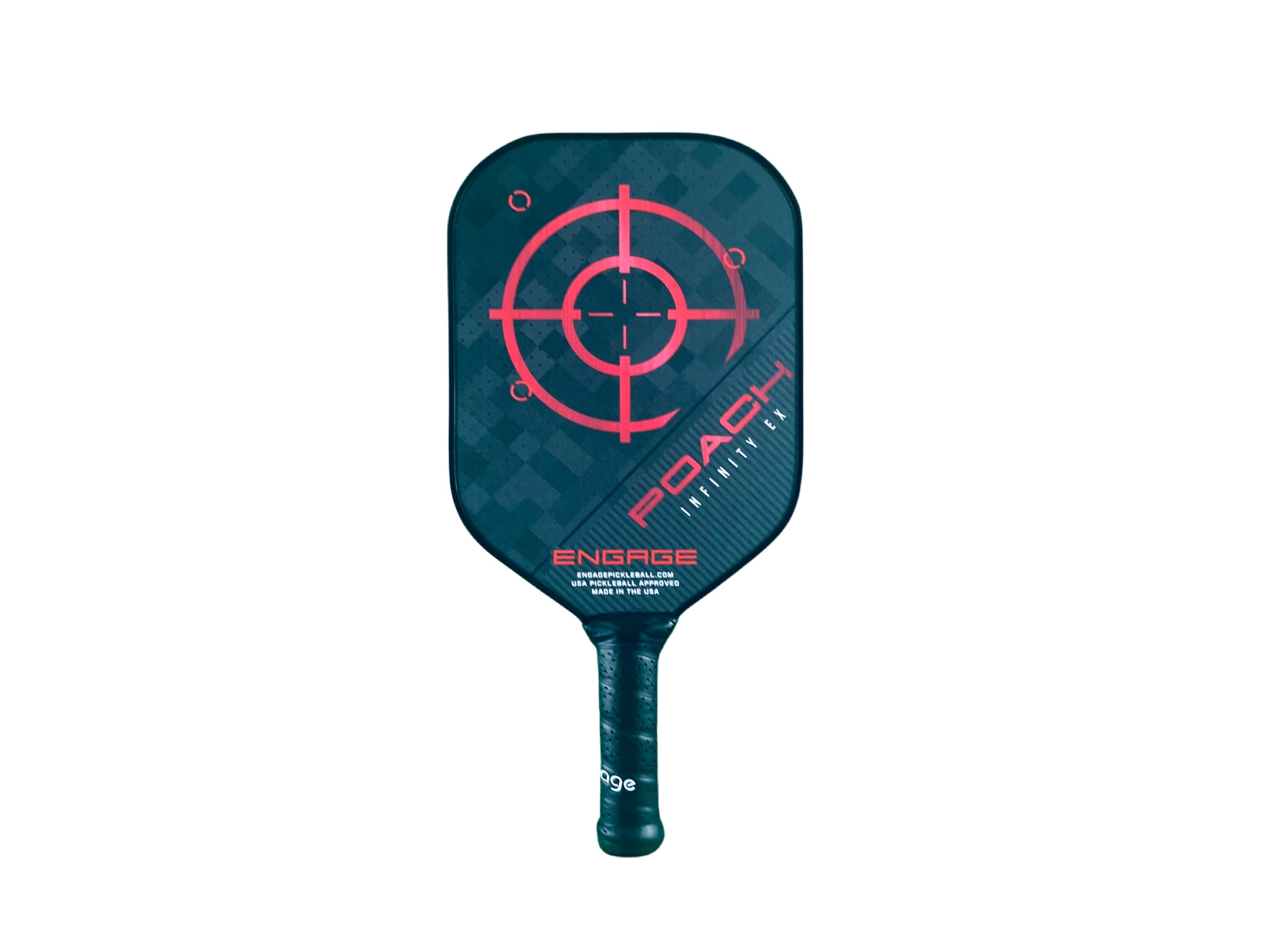 Engage Pickleball Poach Infinity EX Pickleball Paddle - Pickleball Paddles with Black Polymer Core - USAPA Approved Pickleball Paddles - Pickleball Rackets for Adults