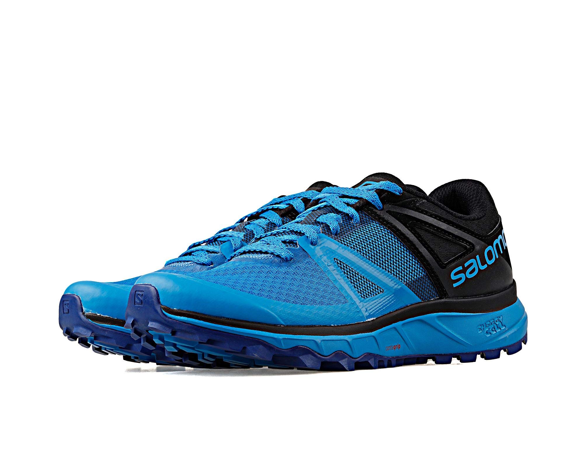 Salomon Men's Trailster Trail Running Shoes, Indigo Bunting/Black/Indigo Bunting, 10.5