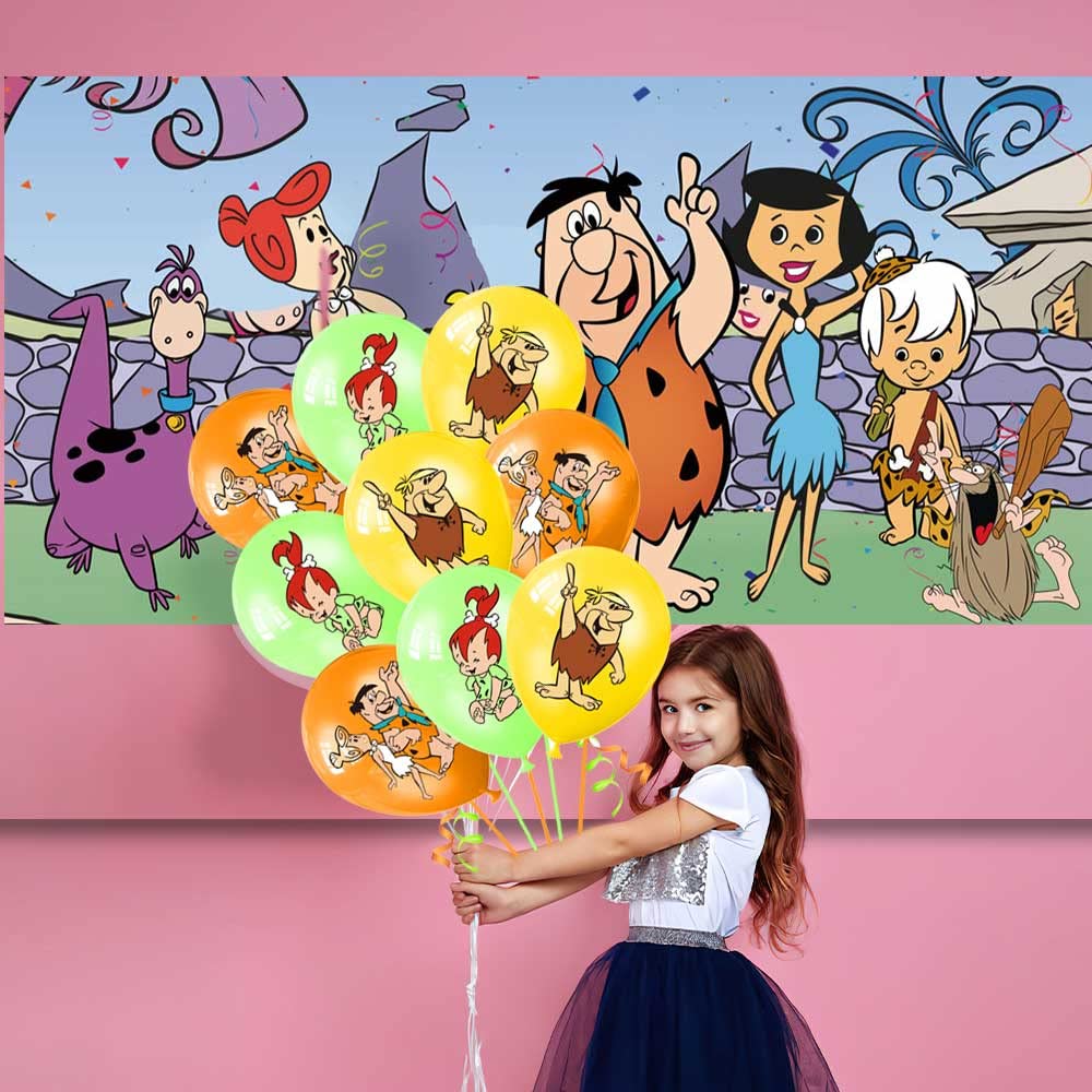Flintstones Party Supplies Birthday Decorations Plates Balloons Banner Cake Toppers Decorations Decor