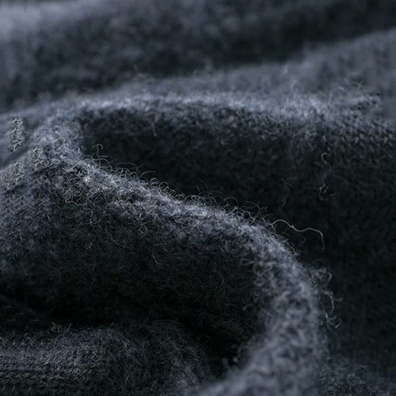 FEER Men's Wool Sweater Autumn Winter Casual Big Yards Sweater Youth Pullover Shirt Business Knitting Bottoming Shirt (Color : D, Size : L Code)