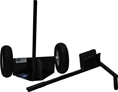 KEA DDC100 Door Dolly: Sturdy All Steel Upright Dolly with 10" Pneumatic Wheels