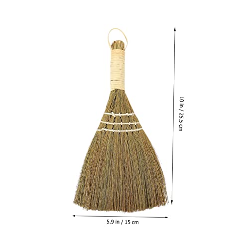 ORFOFE 6 Pcs Kitchen Cleaning Broom Mini Corn Broom Play Heavy-Duty Broom Mini Desk Broom Hand-Made Broom Home Sweeping Broom Cleaning Kit House Cleaning Supplies Whisk Broom Miscanthus