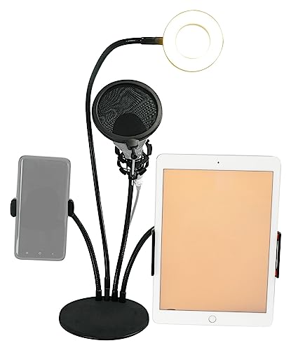 Elite LIVESHOW 4LTM Conference Room/Work from Desk Light+Phone/Mic/Tablet Clip LIVESHOW4LTM Home RCXMB10-R