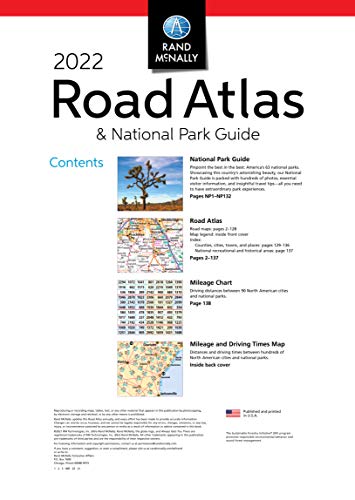 Rand McNally 2022 Road Atlas & National Park Guide (Rand McNally National Park Road Atlas and Travel Guide)