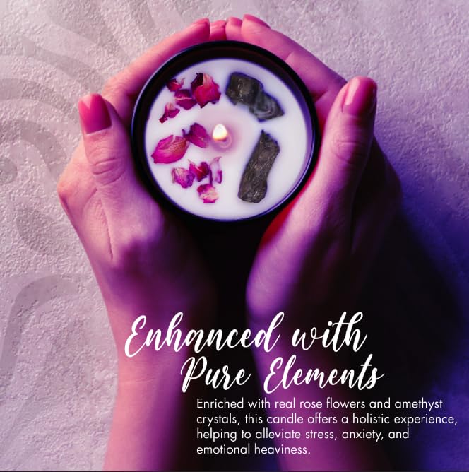 Manifest Apothecary Healing Remedies & Ritual Supplies - Manifestation Candles - for Emotional Burden Support - Purple (Release)