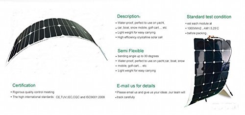 GOWE 300w solar home system DIY 100w solar panel 3pcs; flexible solar panels 300w; complicate solar system