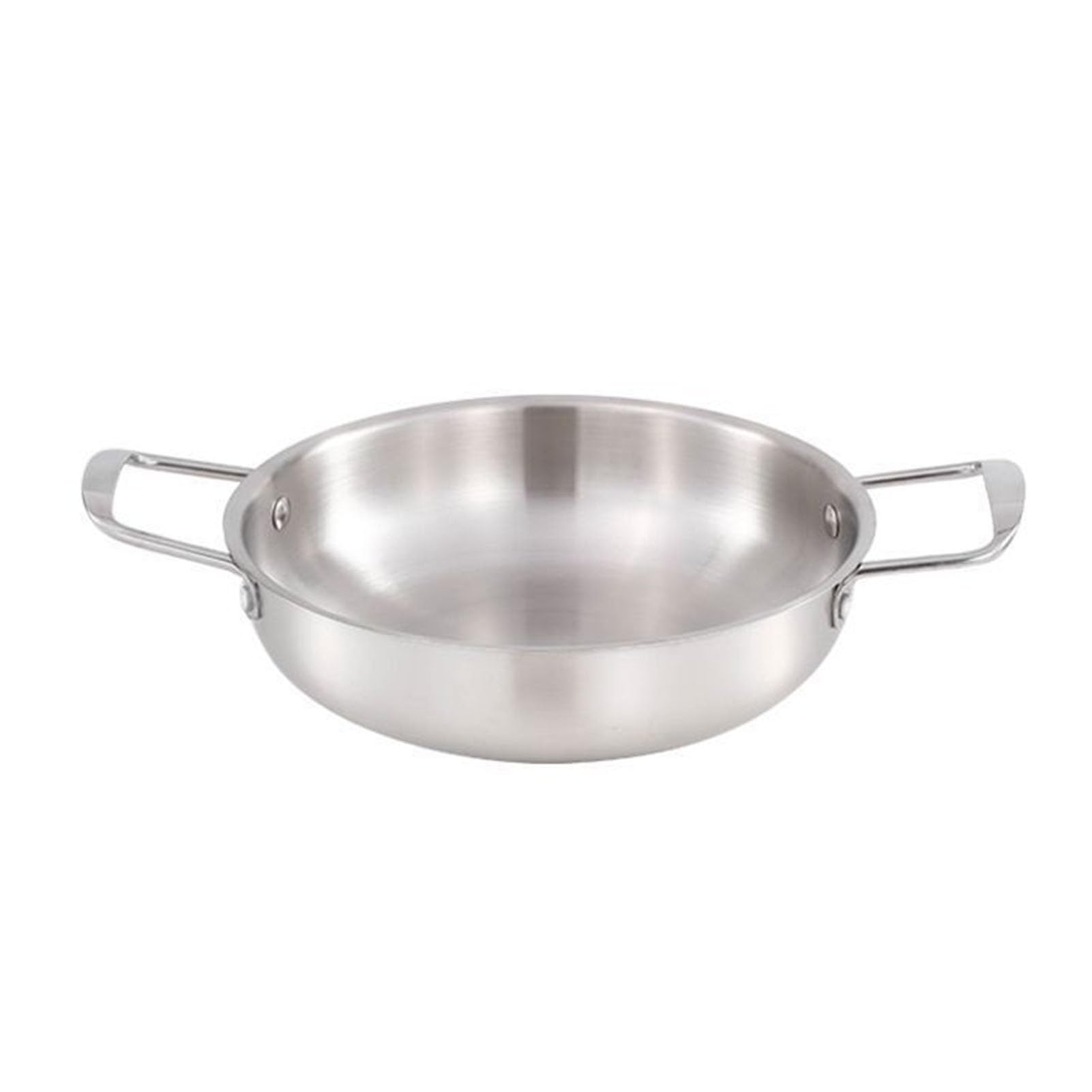 Korean Ramen Pot, Stainless Steel Ramen Cooking Pot with Double Handles, Fast Heating Noodle Pot for Soup Noodle Pasta(Original 20cm)