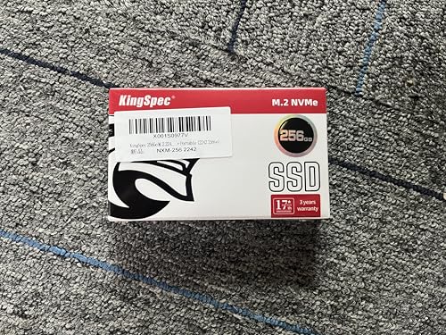 KingSpec 256GB M.2 2242 NVMe SSD - Read Speed up to 3500 MB/s, M.2 PCIe 3.0x4 SSD 3D NAND Flash, Compatible with PC/Desktop/Laptop (2242, 256GB)