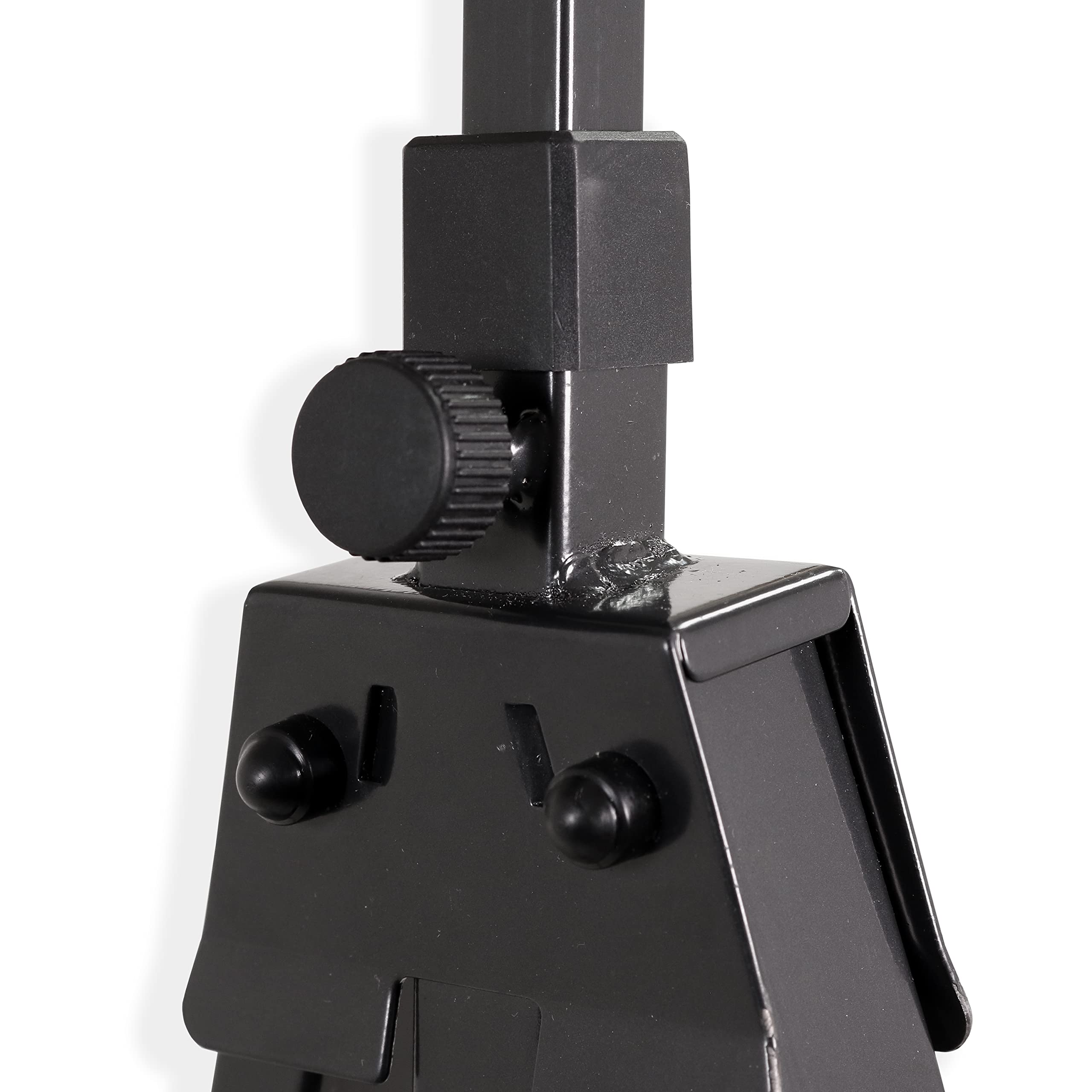 GEBRENT Cello Floor Stand with Bow Hook - Holder for Concerts, Orchestra, Performance, Music - Padded, Adjustable - with Anti-Slip Endpin Rest