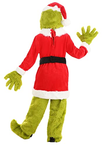 elope The Grinch Kid's Santa Open Face Costume