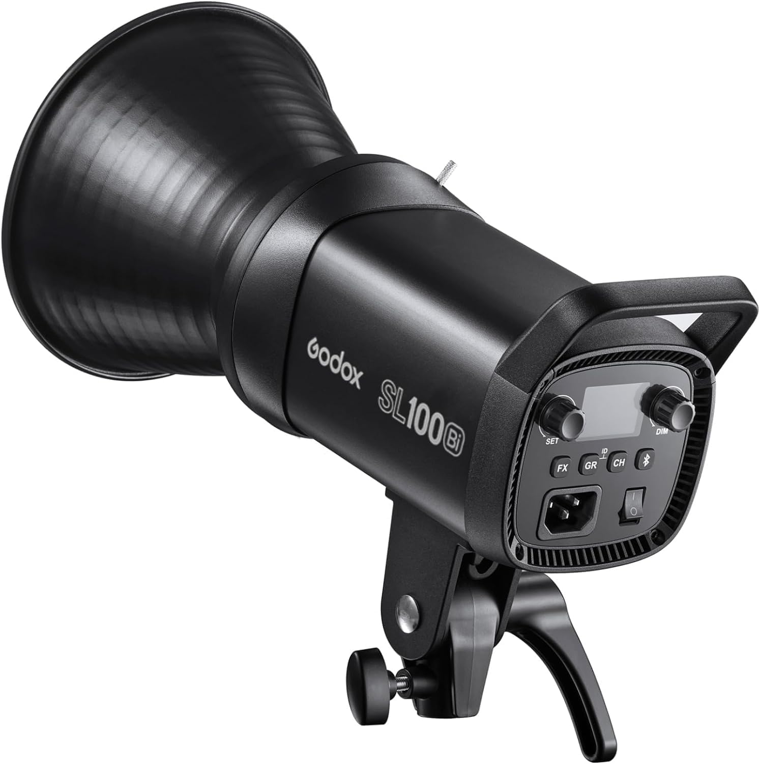 Godox SL100Bi 100W Bi-Color LED Video Light, 32100Lux@1M 2800K-6500K CRI96+ TLCI97+ Bowens Mount LED Continuous Lighting for Photography, 11 FX Effects Studio LED with RC-A6 Remote