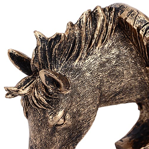 Horse Head Single Wall Hook Animal Shaped Coat Hat Hook Resin Animal Horse Head Clothes Coat Hook for Living Room Bathroom Kitchen Office