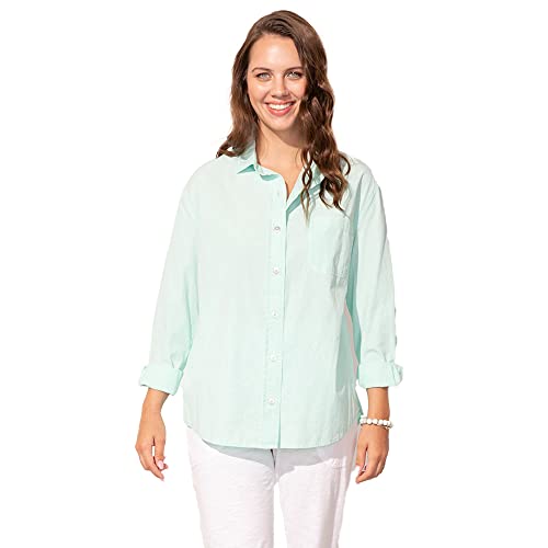 Escape by Habitat Ocean Breeze Big Shirt (Large, Seaglass)